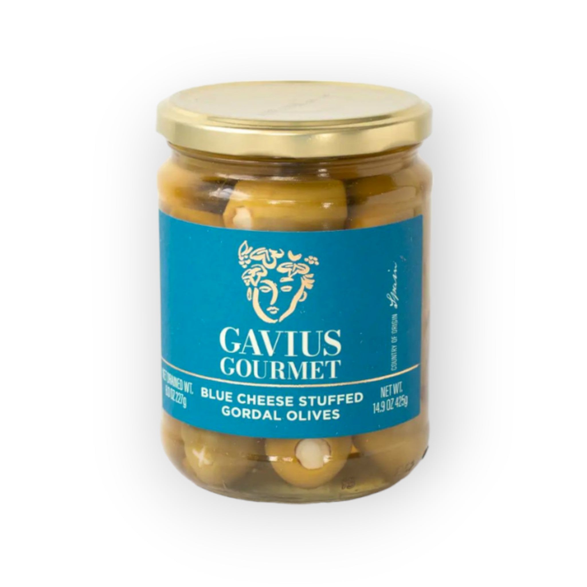 Gavius Gourmet Blue Cheese Stuffed Gordal Olives – The Seasoned Olive