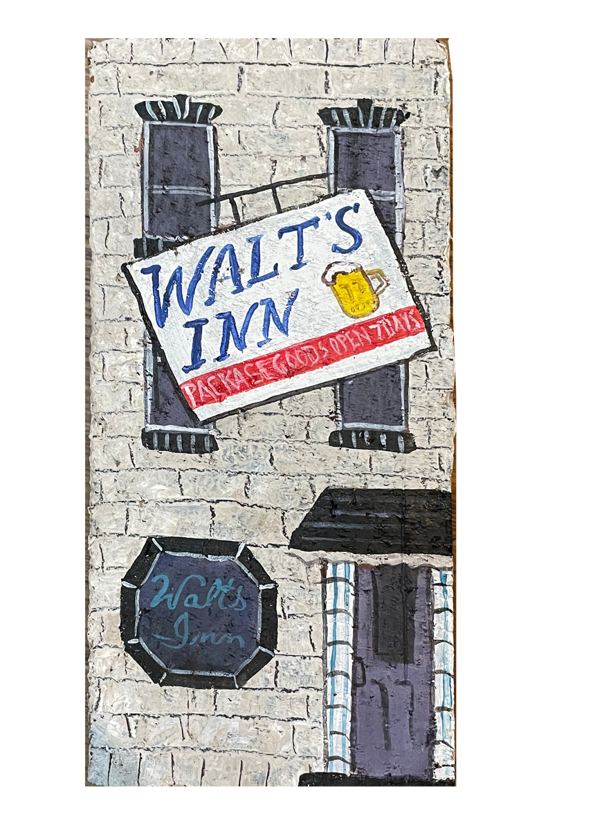 Linda Amtmann Hand Painted Brick- Walt's Inn – The Seasoned Olive