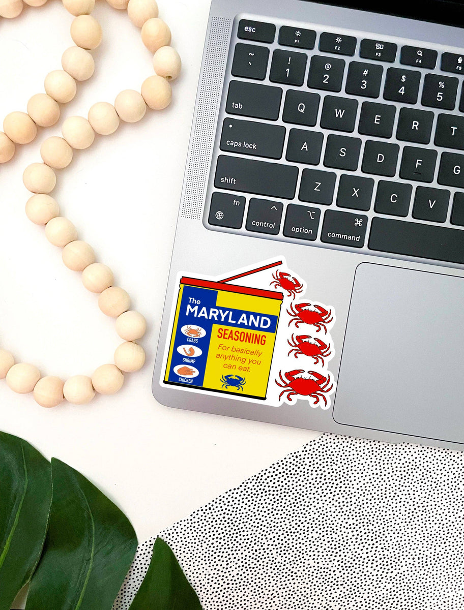 Jami Creates - Maryland Seasoning Crab Sticker – The Seasoned Olive